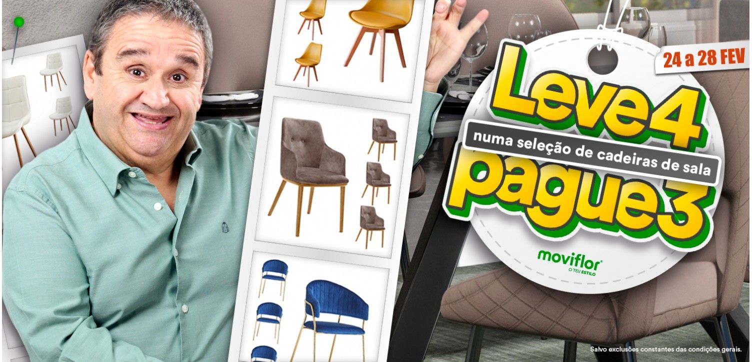 Mobília Completa de Sala Moviflor - Gama Manzano | Moviflor